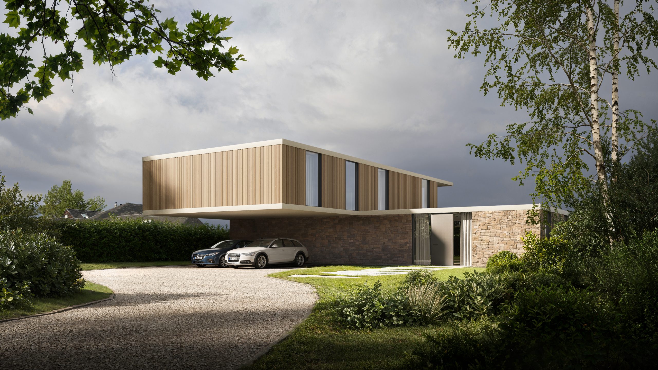 Planning Application for a New Modern House - Walters Architects